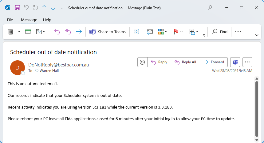 Receiving out of date notifications – Bitberry