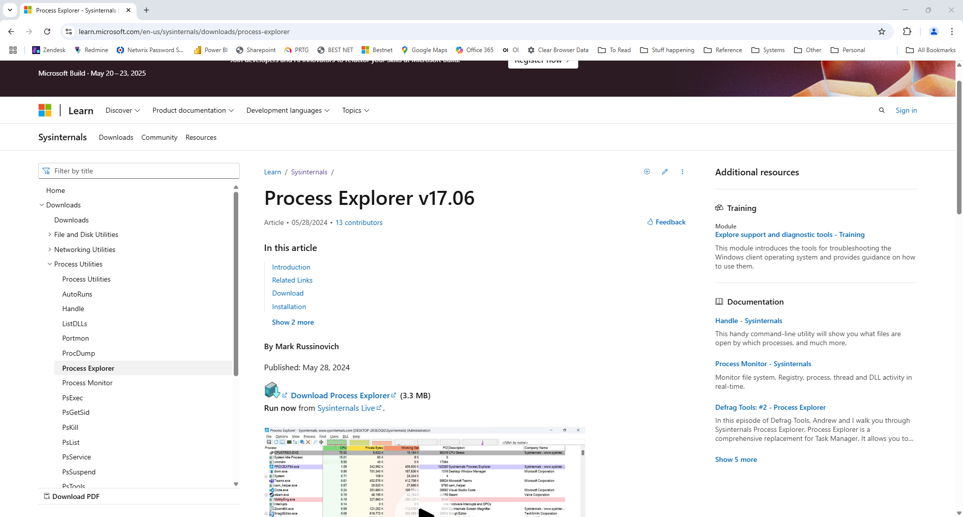 Download Process Explorer – Bitberry