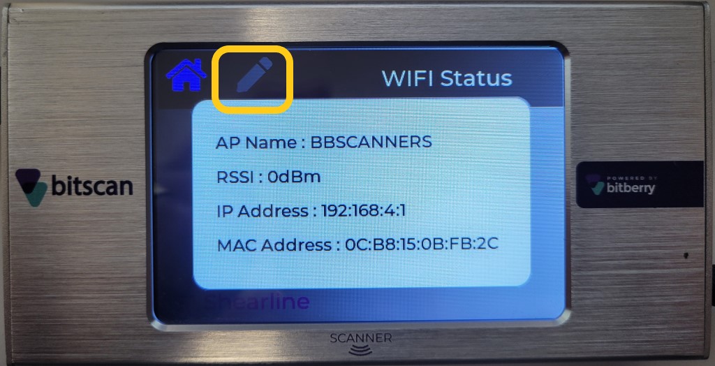 Joining Bitscan Touch Device to Network – Bitberry