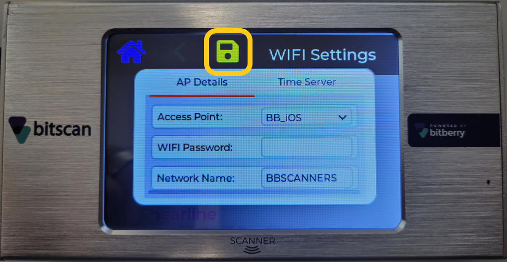 Joining Bitscan Touch Device to Network – Bitberry