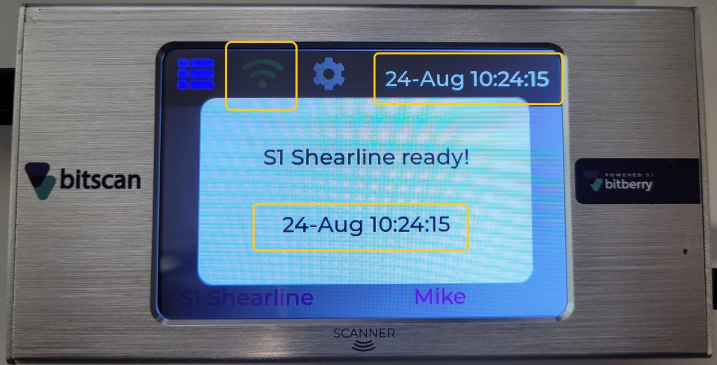 Joining Bitscan Touch Device to Network – Bitberry