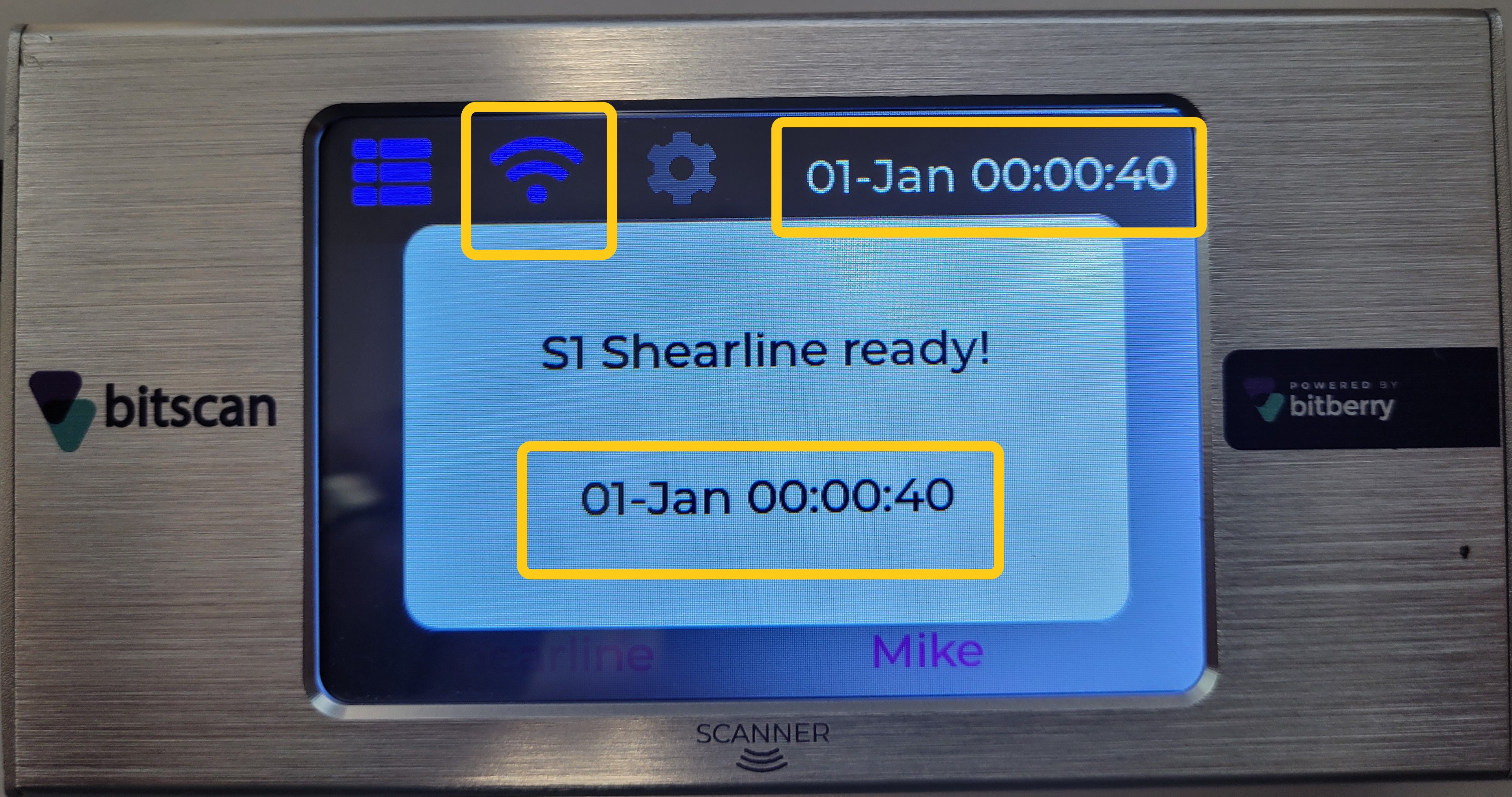 Joining Bitscan Touch Device to Network – Bitberry