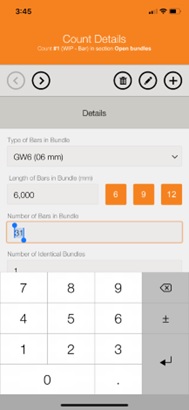 Modify a WIP – Bar Count – Bitberry