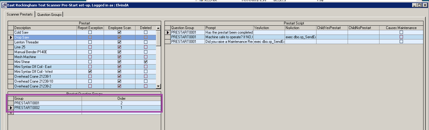 Editing Scanner Prestarts Process – Bitberry