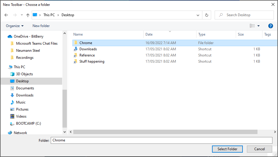 How to Add Chrome Shortcuts into your Toolbar – Bitberry