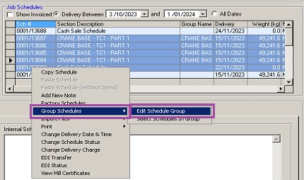 Grouping Schedules – Bitberry