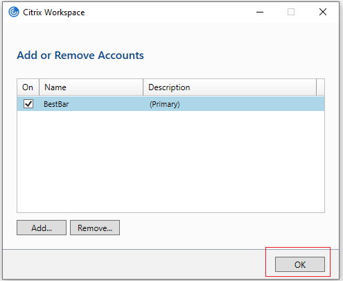How to Remove an Existing Account in Citrix Workspace – Bitberry