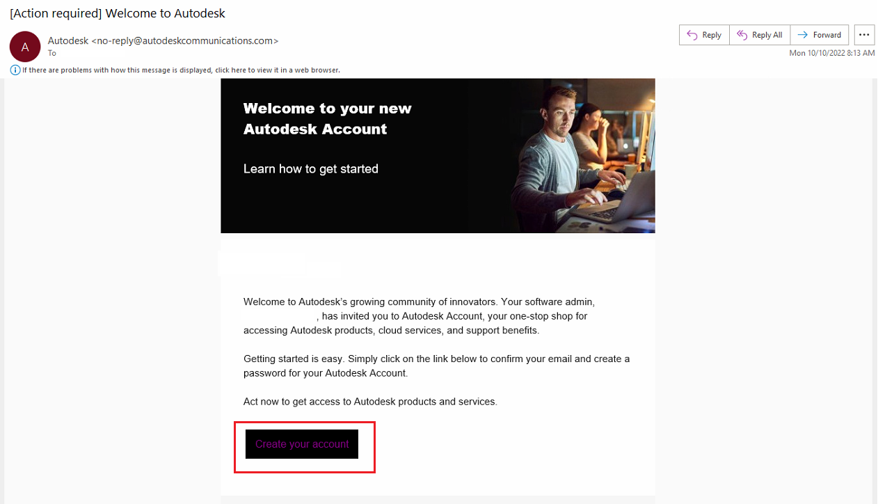 How to Create an Autodesk Account from Invitation Email – Bitberry