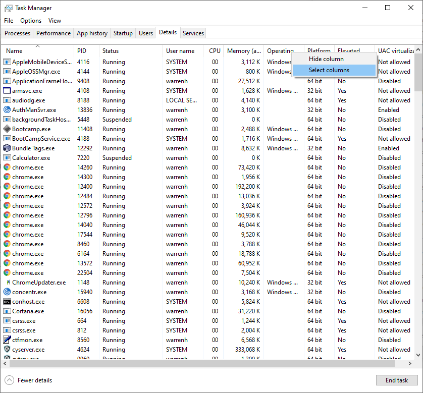 Show the Image path name column – Bitberry