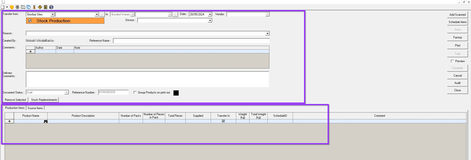 How to create a Stock Production – Bitberry